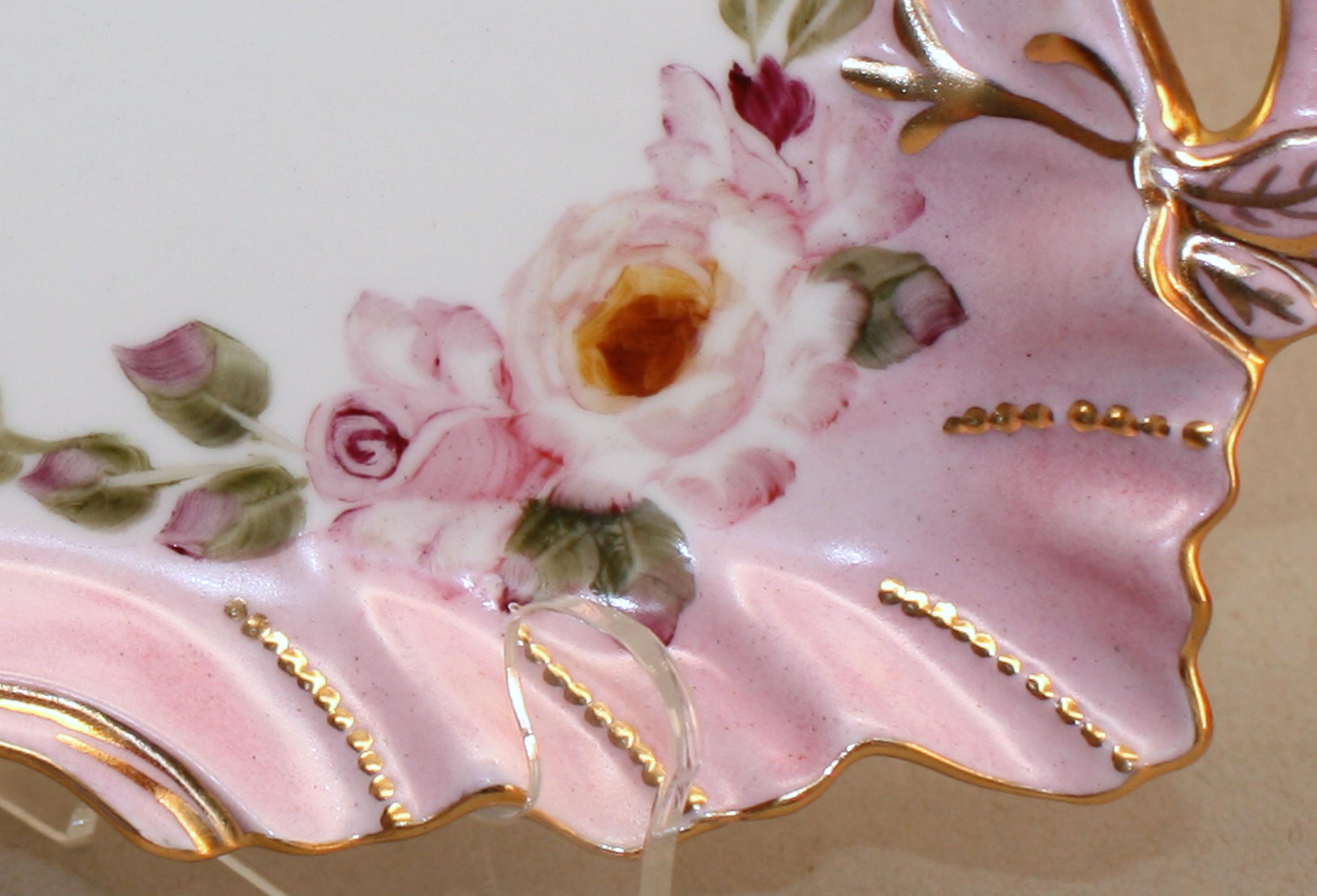 Angel and Pink Rose Child's Rococo Tea Set - Etsy