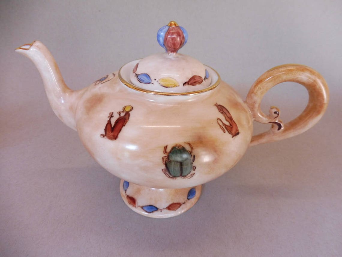 Egyptian Theme Tea Set - Etsy