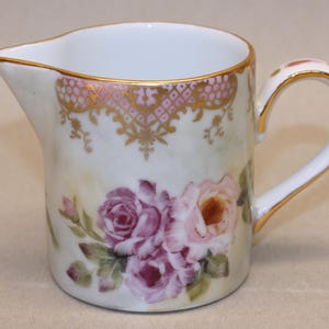 Pink Rose and Gold Filigree Tea Set - Etsy