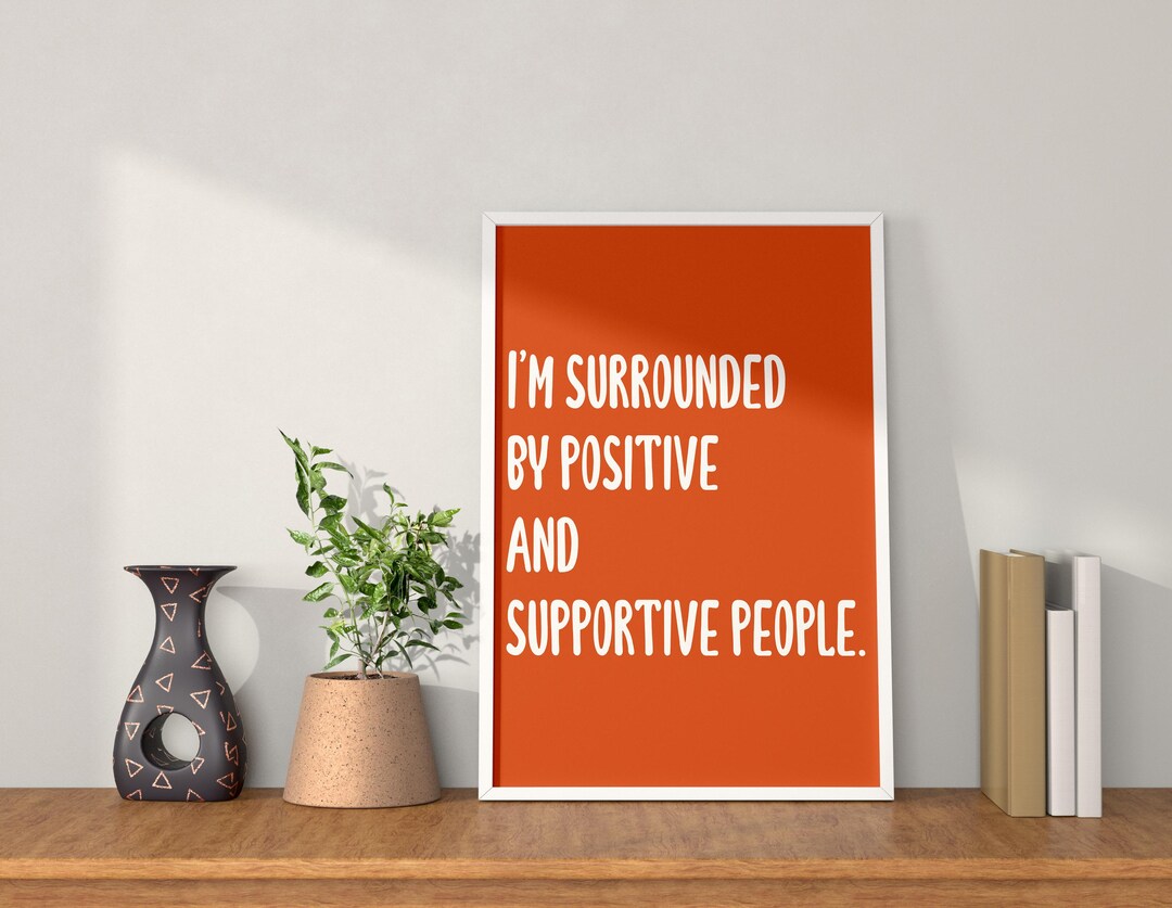 Affirmation Wall Art, Affirmation Poster, Set of 5 Affirmation Prints ...
