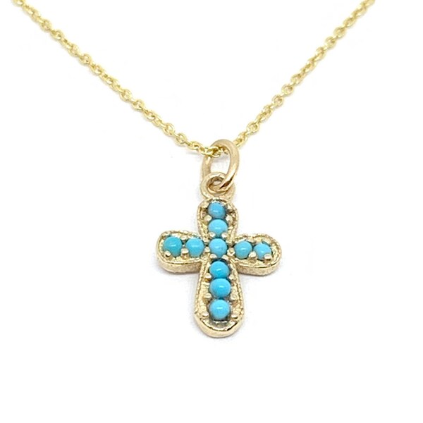 Turquoise Cross - Etsy