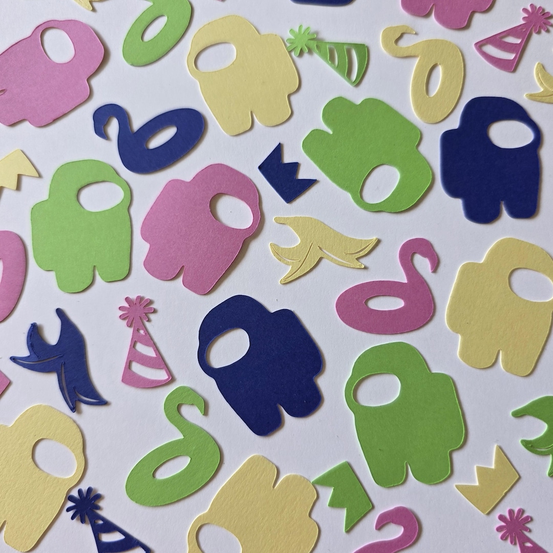 Among Us Confetti - Table Scatter - Multipack With Fun Hats - Etsy