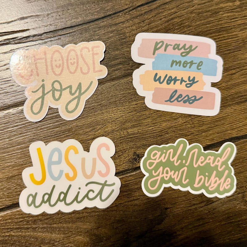 Metal Christian Stickers - Etsy