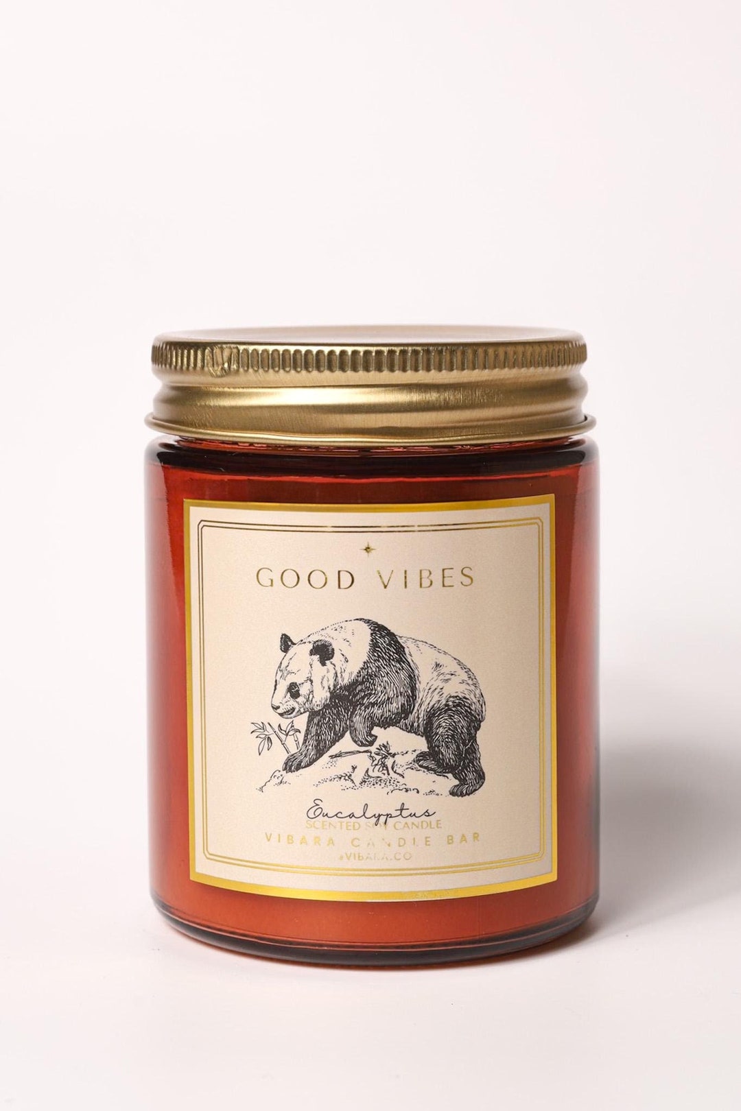 Panda Eucalyptus Candle - Etsy