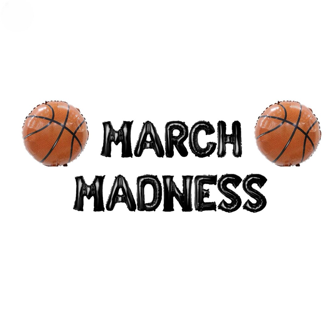 March Madness Banner 16 Inches |basketball Theme Party NCAA Basketball ...