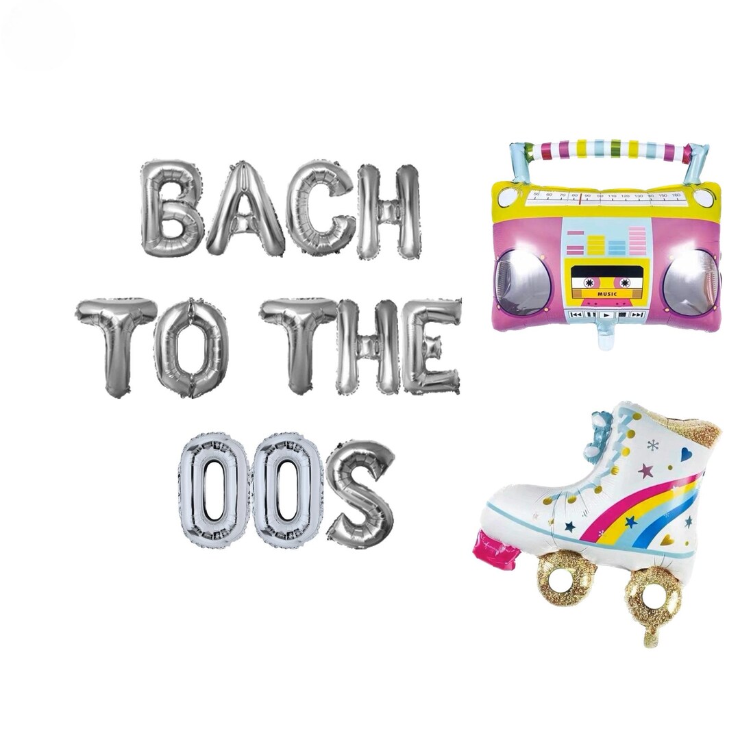 Bach to the 00s Balloon Set | 00s Theme Party Early 2000s Party Y2K ...