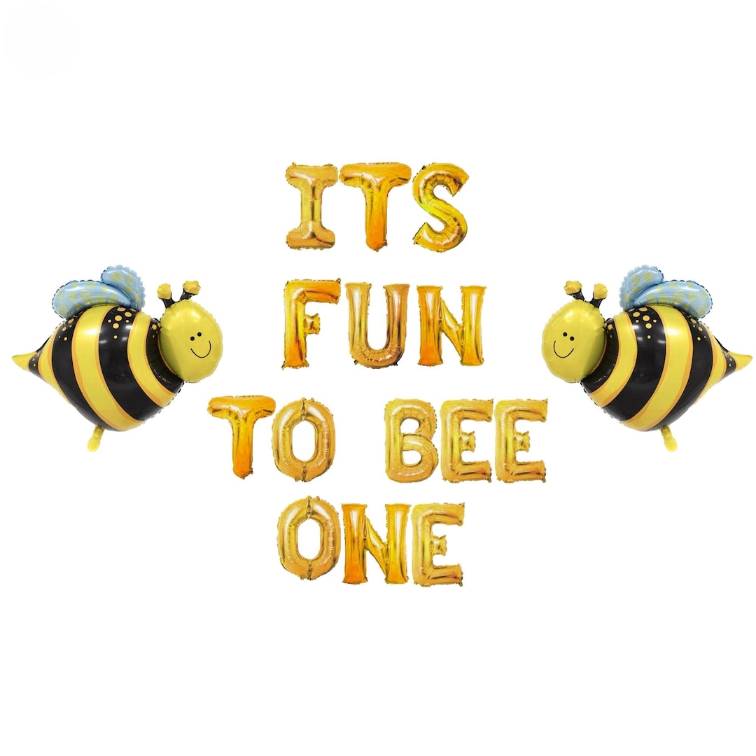 Its Fun to Bee One Banner 16 Inches |bee Theme 1st Birthday Party Queen ...