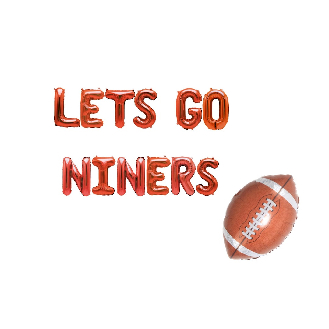 Lets Go Niners Banner 16 Inches | 2025 Superbowl San Francisco 49ers ...