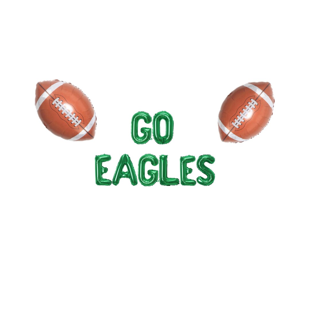 Go Eagles Banner 16 Inches | Philadelphias Eagles Go Birds NFL Party ...