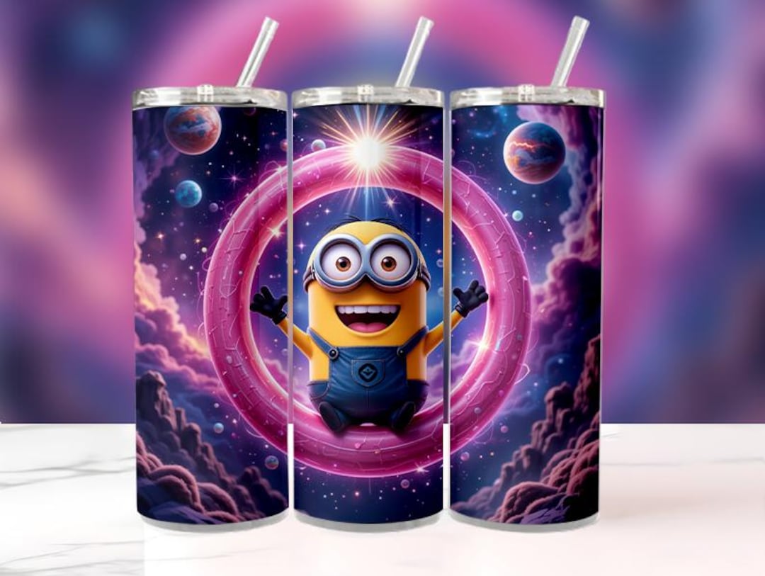 Minions Tumbler Wrap 20oz | Despicable Me Stainless Steel Cup With ...