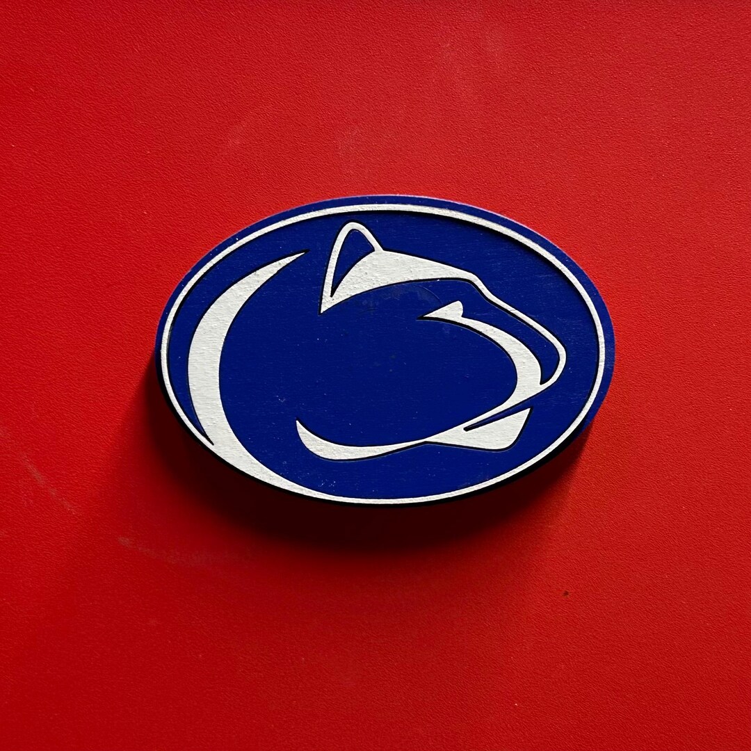 3D Wooden Sports Magnets Laser Cut Pennsylvania Sports Teams Penn State ...