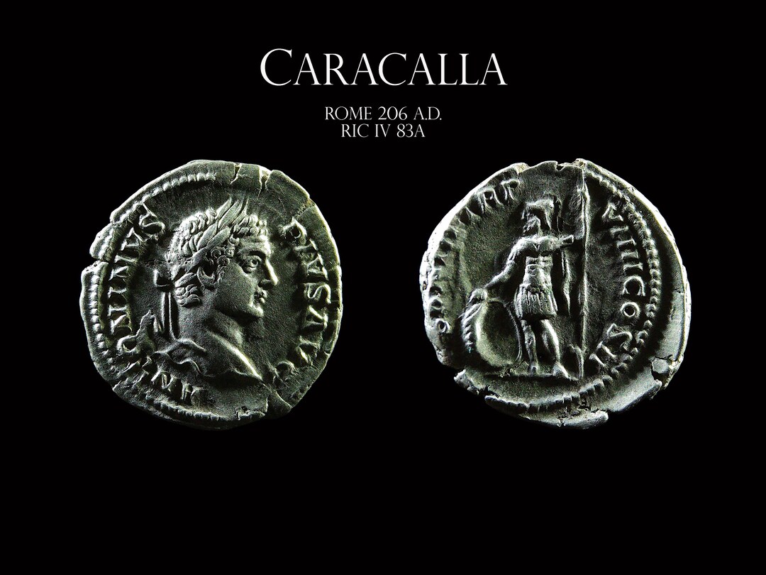 Real Ancient Roman Coin - Caracalla Rome 206 A.D. - Etsy
