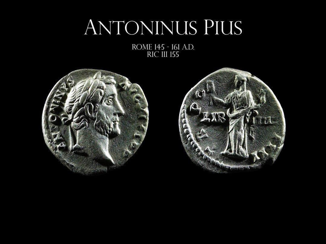 Real Ancient Roman Coin Antoninus Pius Rome 145 161 A.D. - Etsy