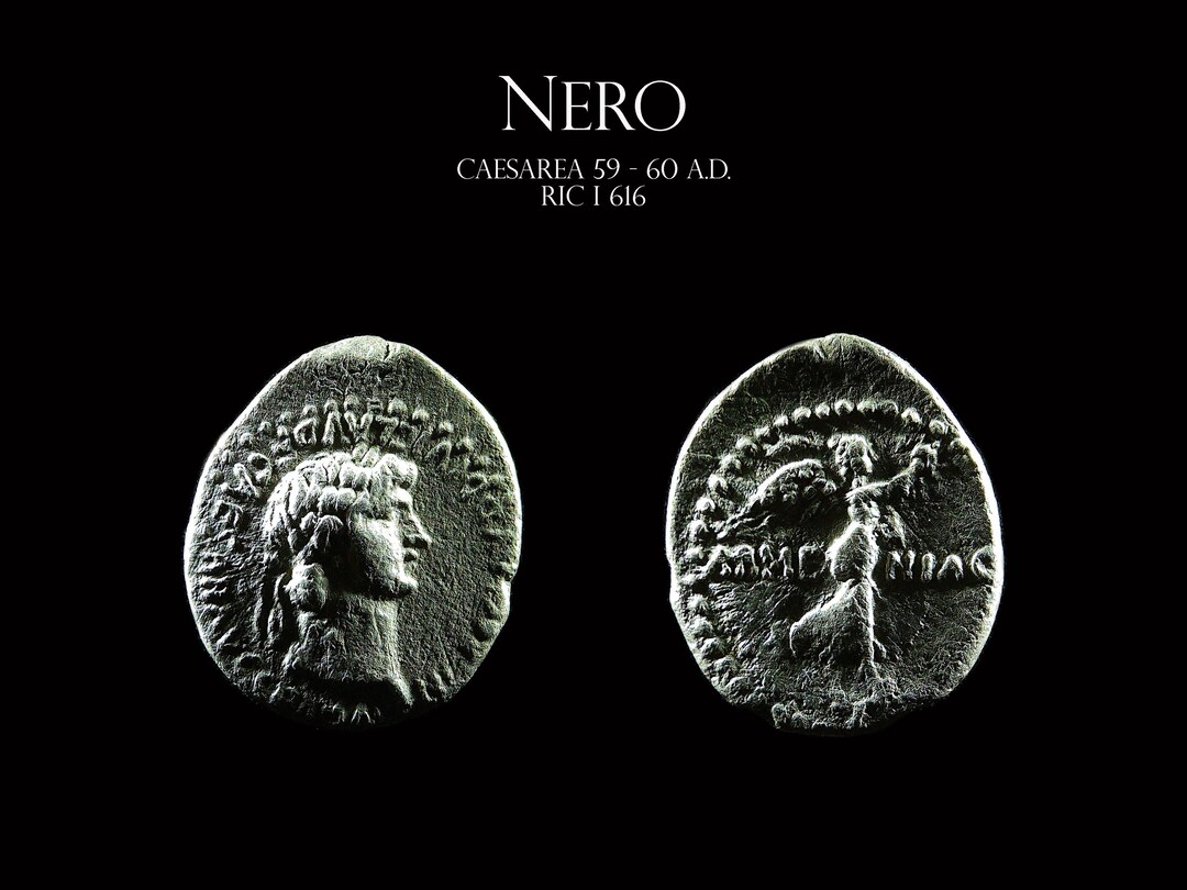 Real Ancient Roman Coin - Nero Caesarea 59 - 60 A.D. - Etsy