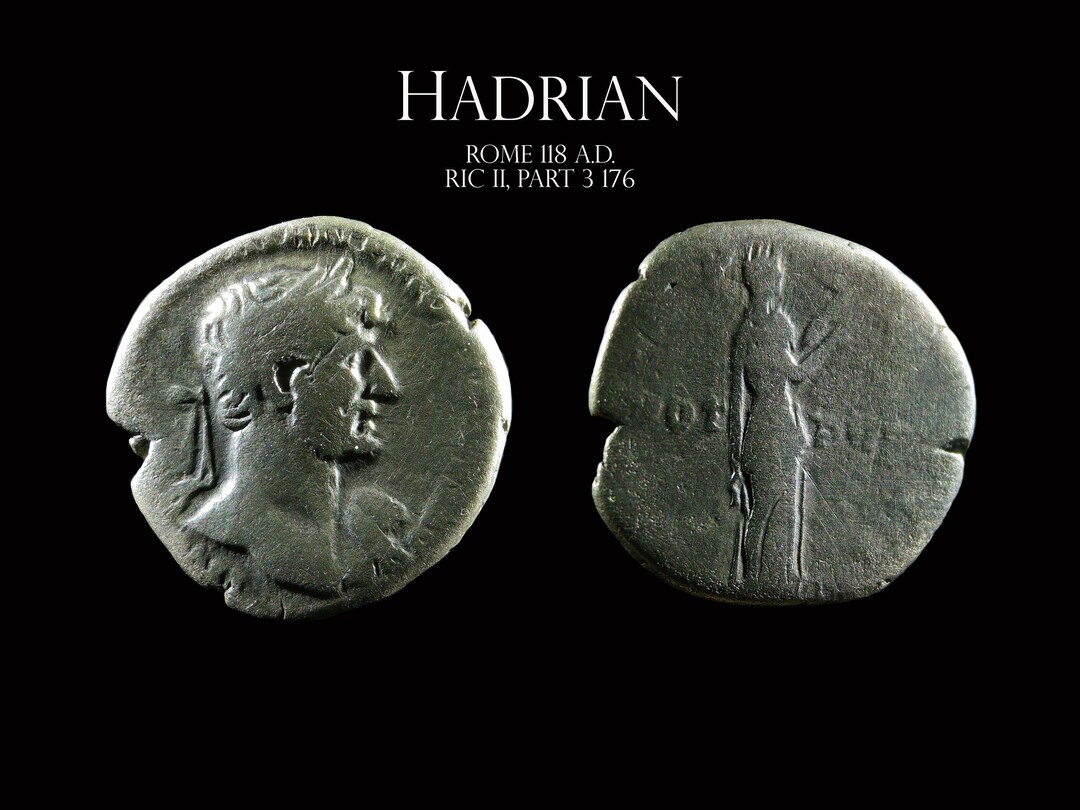 Real Ancient Roman Coin Hadrian Rome 118 A.D. - Etsy