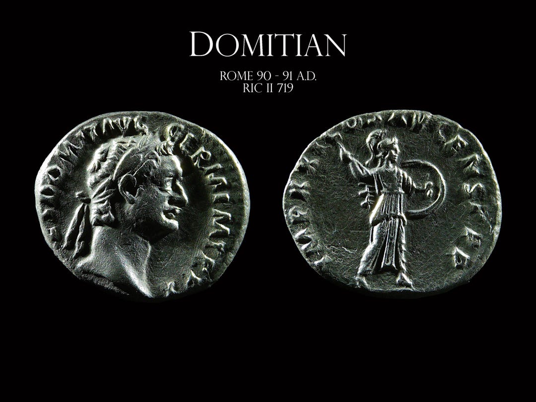 Real Ancient Roman Coin - Domitian Rome 90 - 91 A.D. - Etsy