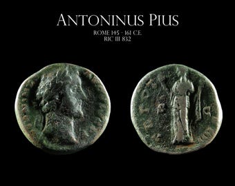 Roman Emperor Antoninus Pius AE Minted in Antioch 138 - 161 A.D. - Etsy