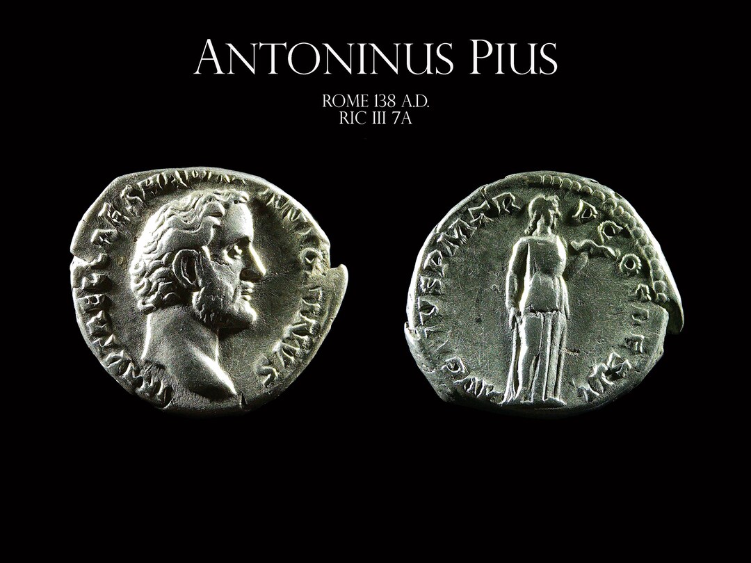 Real Ancient Roman Coin - Antoninus Pius Rome 138 A.D. - Etsy