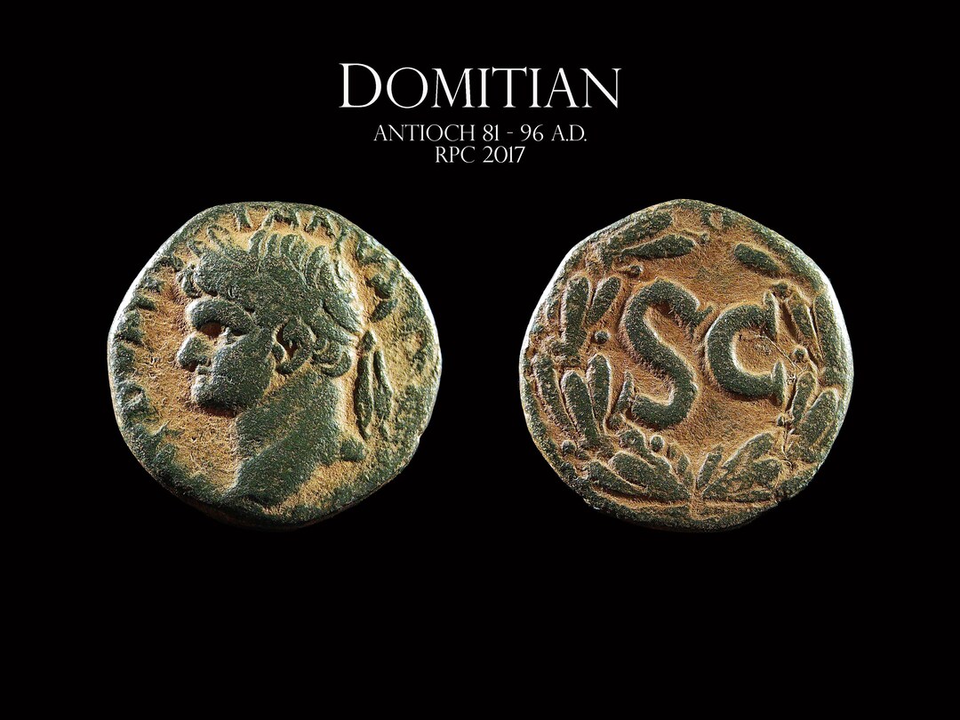 Real Ancient Roman Coin - Domitian Antioch 81 - 96 A.D. - Etsy