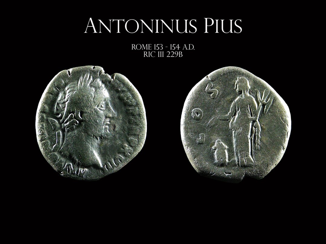 Real Ancient Roman Coin - Antoninus Pius Rome 153 - 154 A.D. - Etsy
