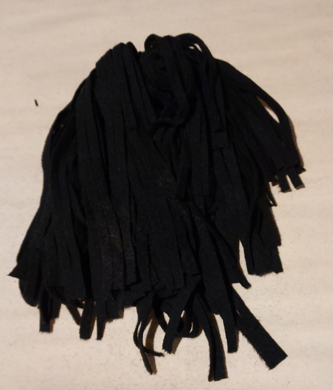 100 #8 Dorr Pitch Black Felted Rug Hooking or Punch Needle Wool Fabric ...