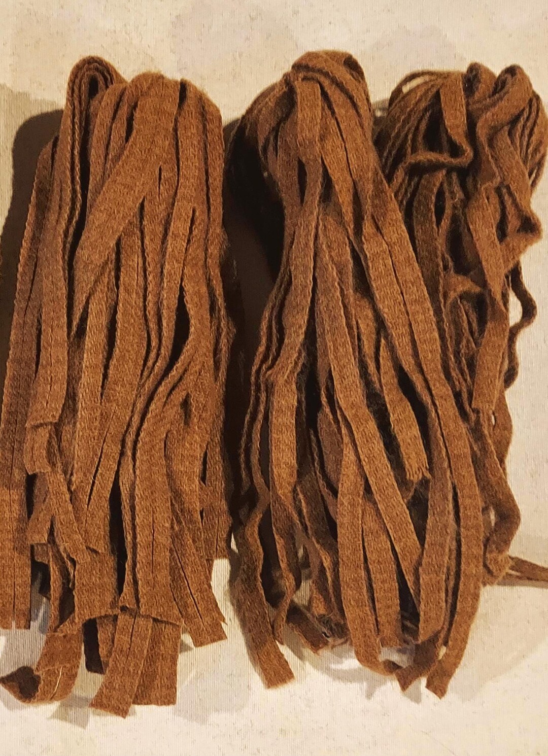 50 Caramel Glen Plaid Felted Rug Hooking or Punch Needle Wool Fabric ...