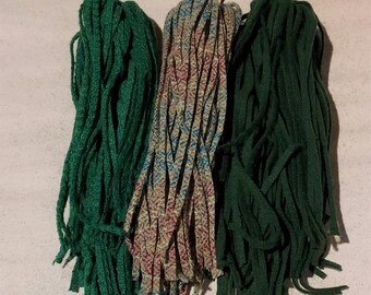 Spring Green 100 4 6 or 8 Wool Strips for Rug Hooking - Etsy