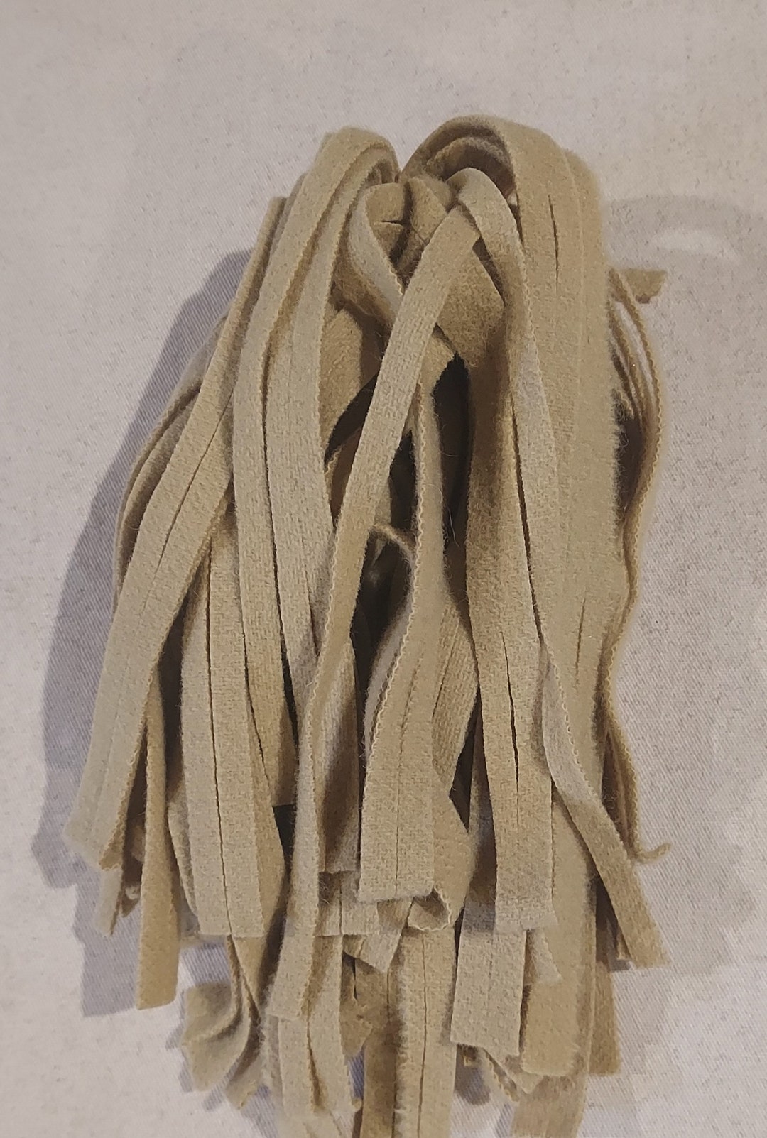 50 8 True Tan Felted Rug Hooking or Punch Needle Wool Fabric Strips - Etsy