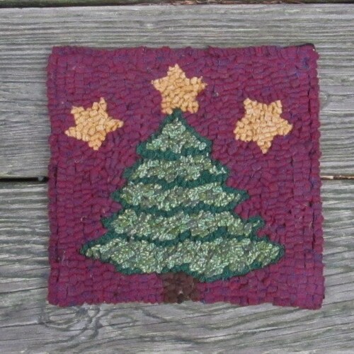 Old Time Santa Primitive Rug Hooking Kit With 8 Cut Wool - Etsy