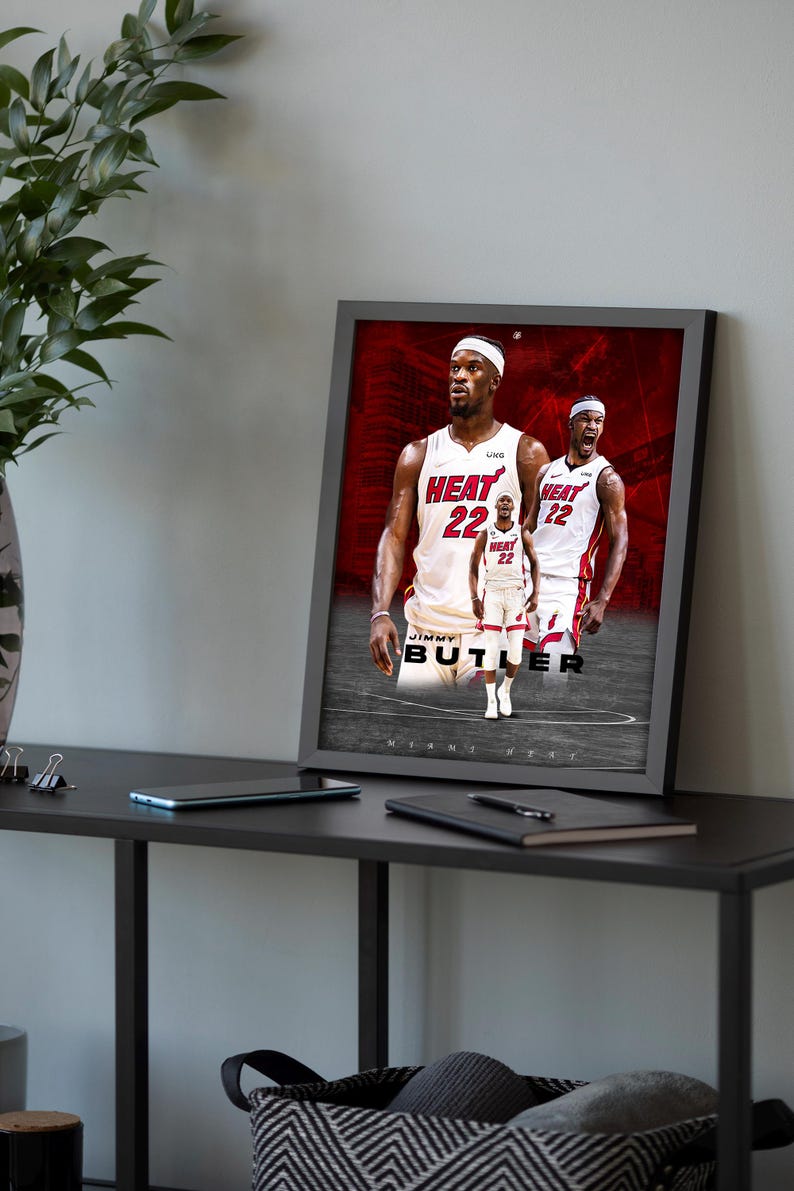 Jimmy Butler - NBA Poster - Basketball Poster - NBA Print - Basketball ...