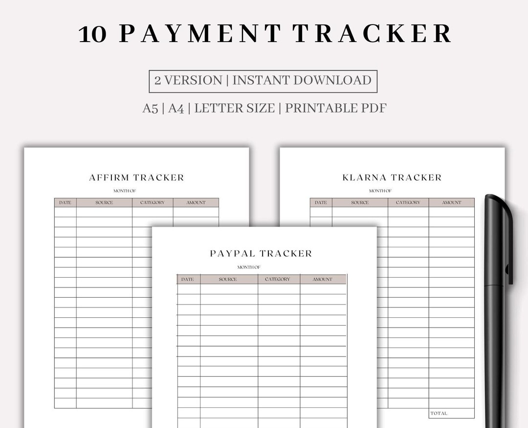 Digital Payment Tracker: Afterpay, Klarna, Affirm, Paypal ...