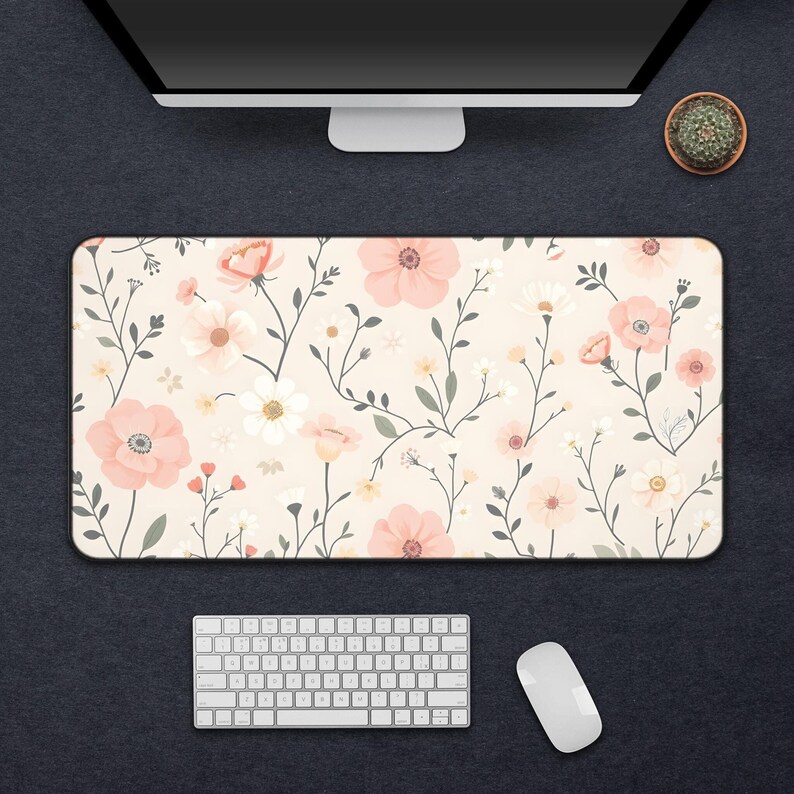 Pattern Mousepad, Minimalist Large Mouse Pad, Aesthetic Deskmat for ...