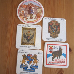 Vintage German Beer Coasters Brewery Hofbrau Lot of 40 Unused Gift ...