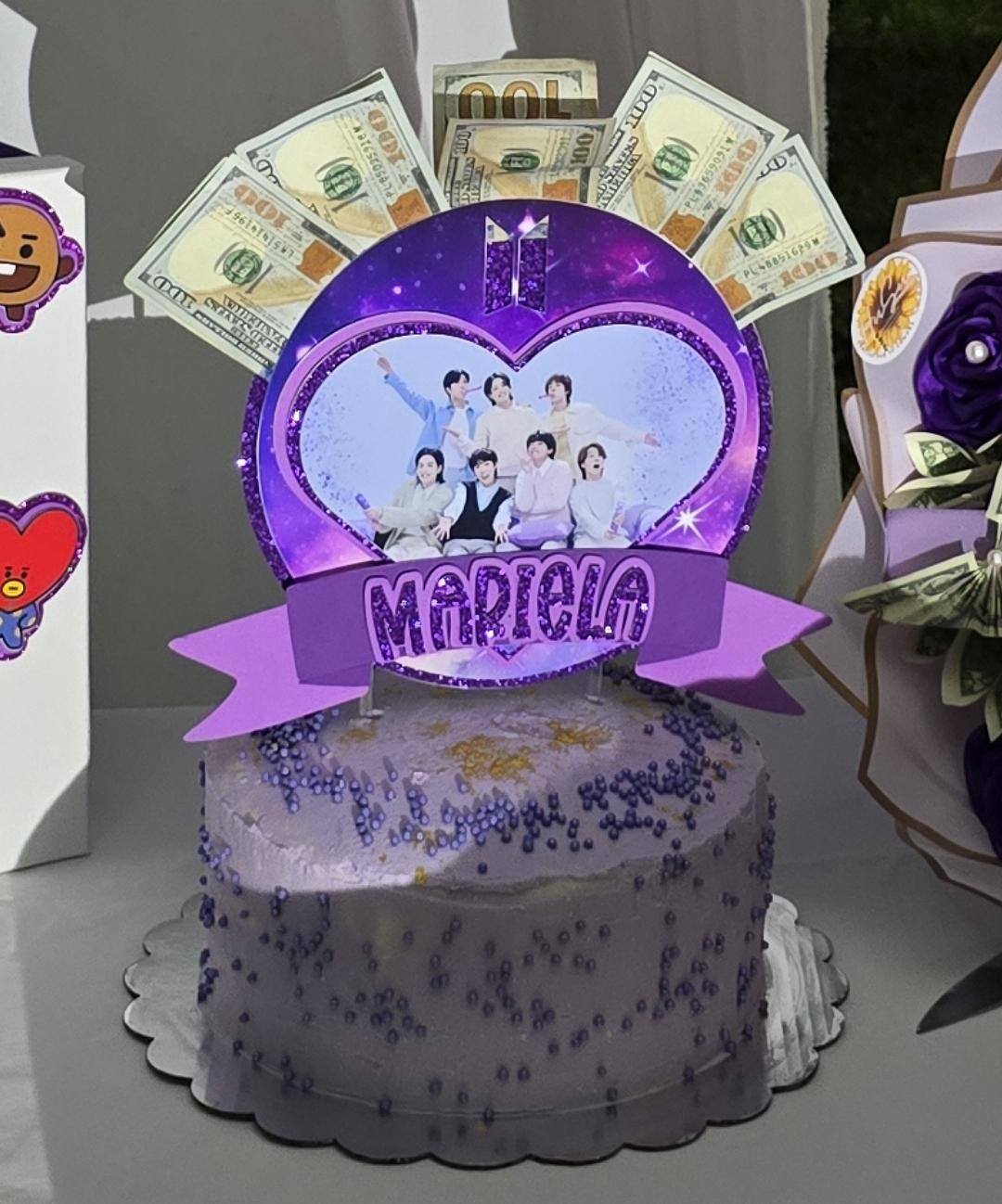 BTS Cake Topper Decoration - Etsy