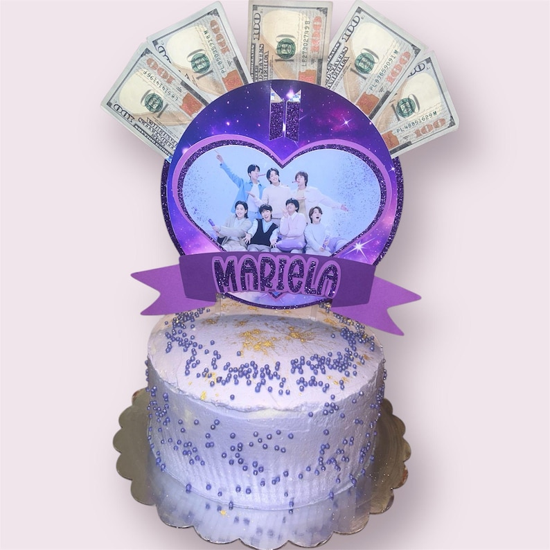 BTS Cake Topper Decoration - Etsy