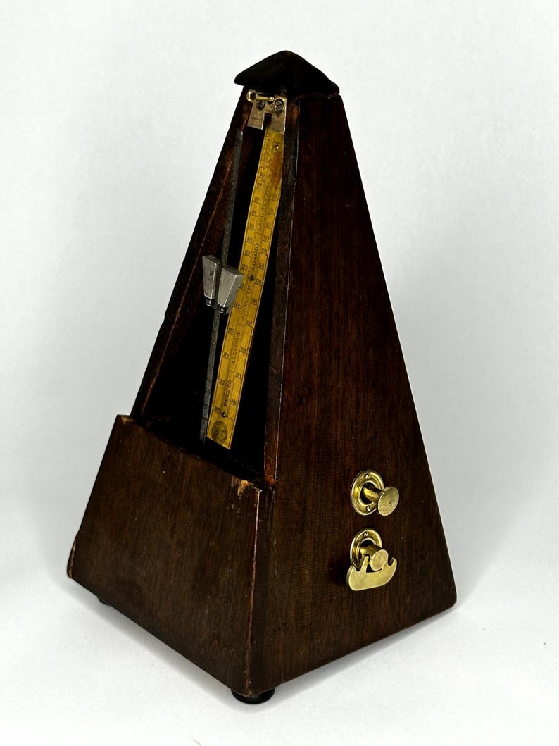 Vintage Metronome De Maelzel Seth Thomas Bell Antique Working Condition ...