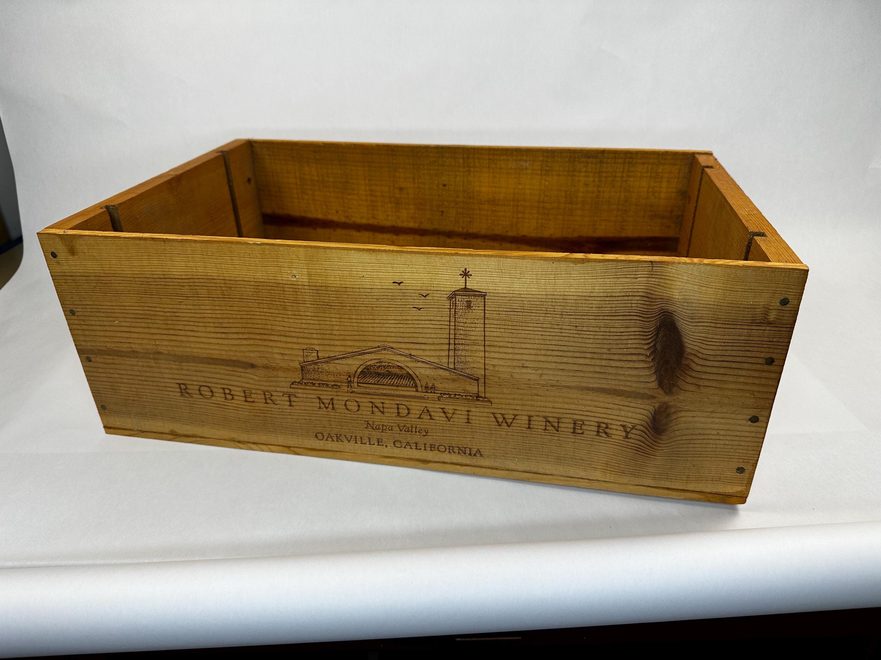 Vintage Robert Mondavi 1988 Reserve Cabernet Sauvignon Winery Wooden ...