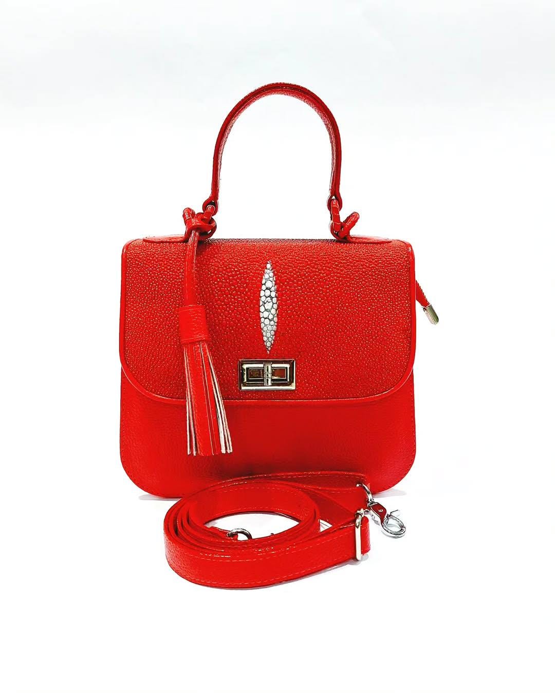 Exclusive Stingray Leather Tote Bag | Handmade Exotic Purse | Luxury ...