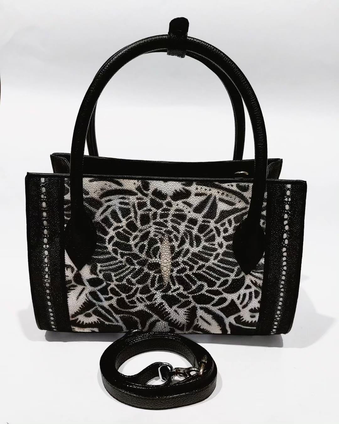Stingray Dotted Pattern Bag – Genuine Exotic Skin Handbag - Etsy