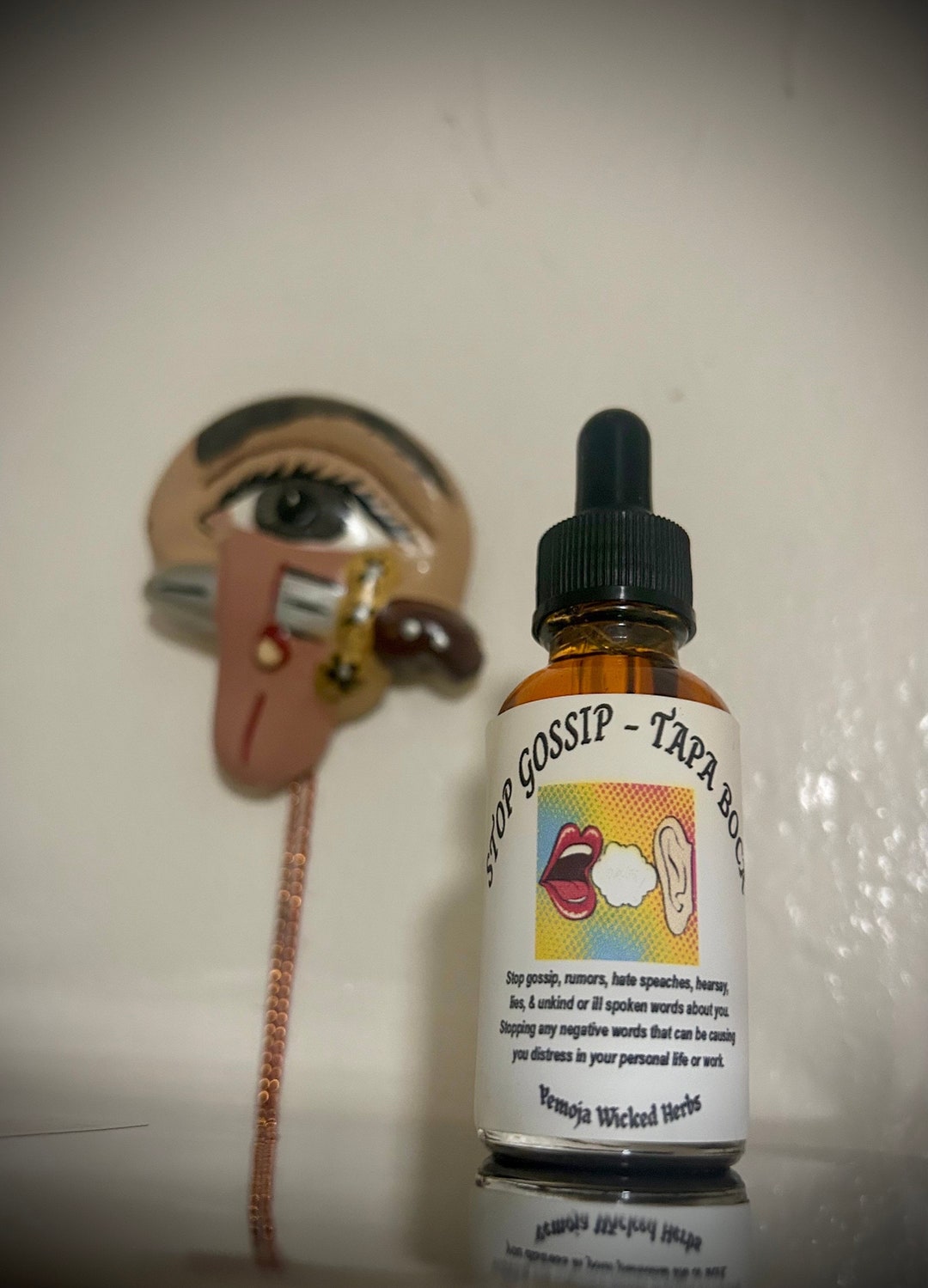 Stop Gossip Tapa Boca Spell Oil / Shut up Spell Oil - Etsy