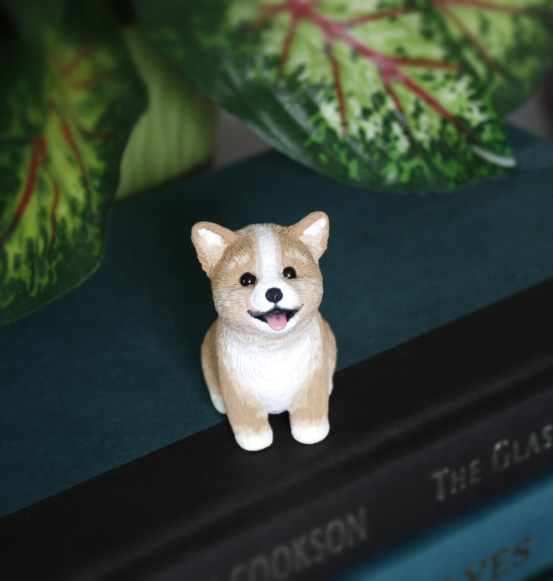 Cute Little Corgi Puppy Polymer Clay Friend - Etsy