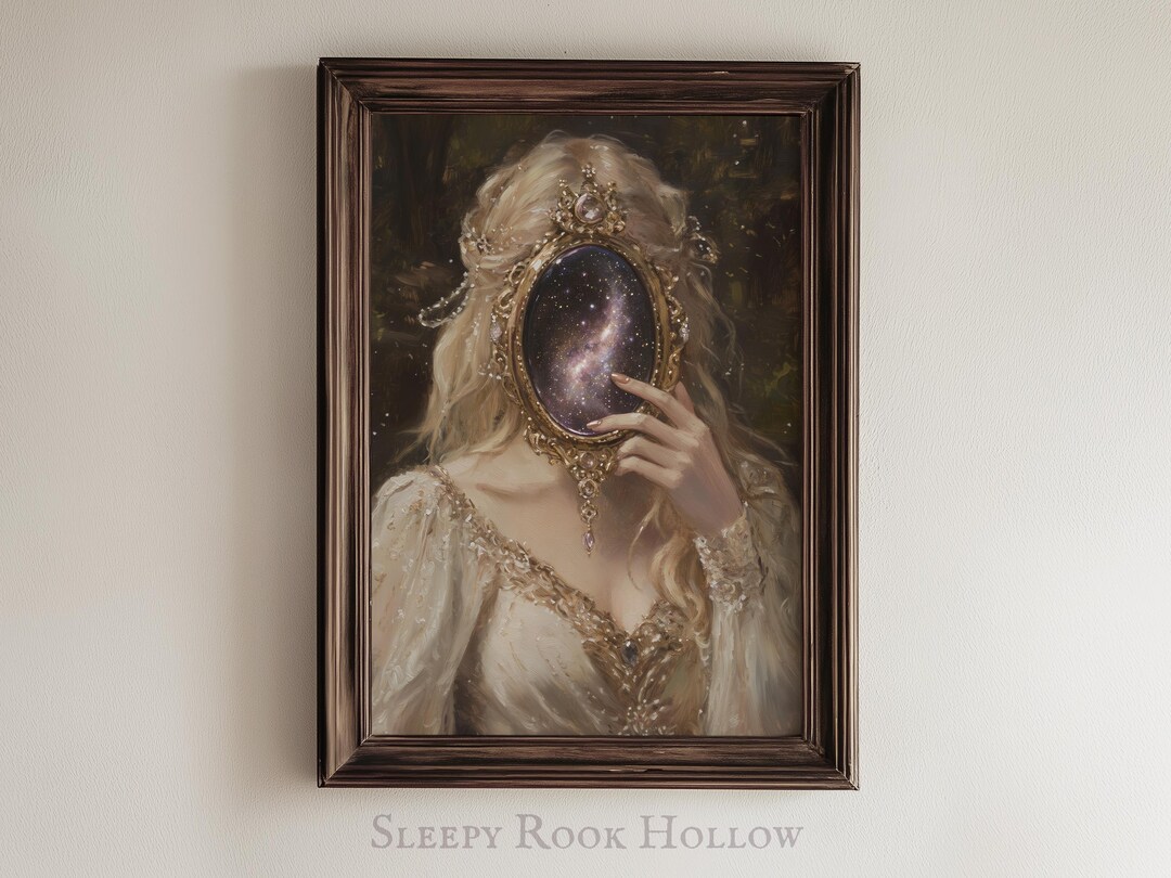 Forest Nymph | Fantasy Baroque Goddess Wall Art, Celestial Mythical ...