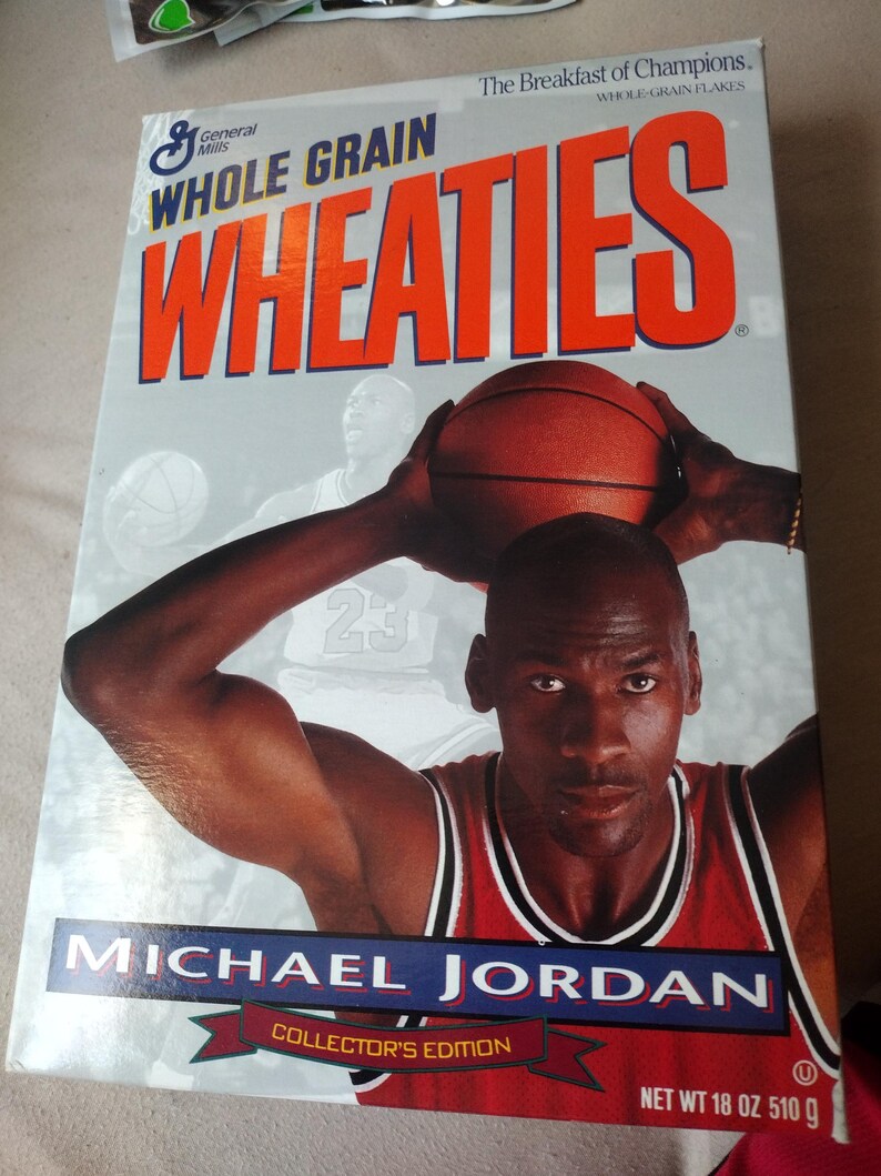 1989 Whole Grain Wheaties Michael Jordan - Etsy