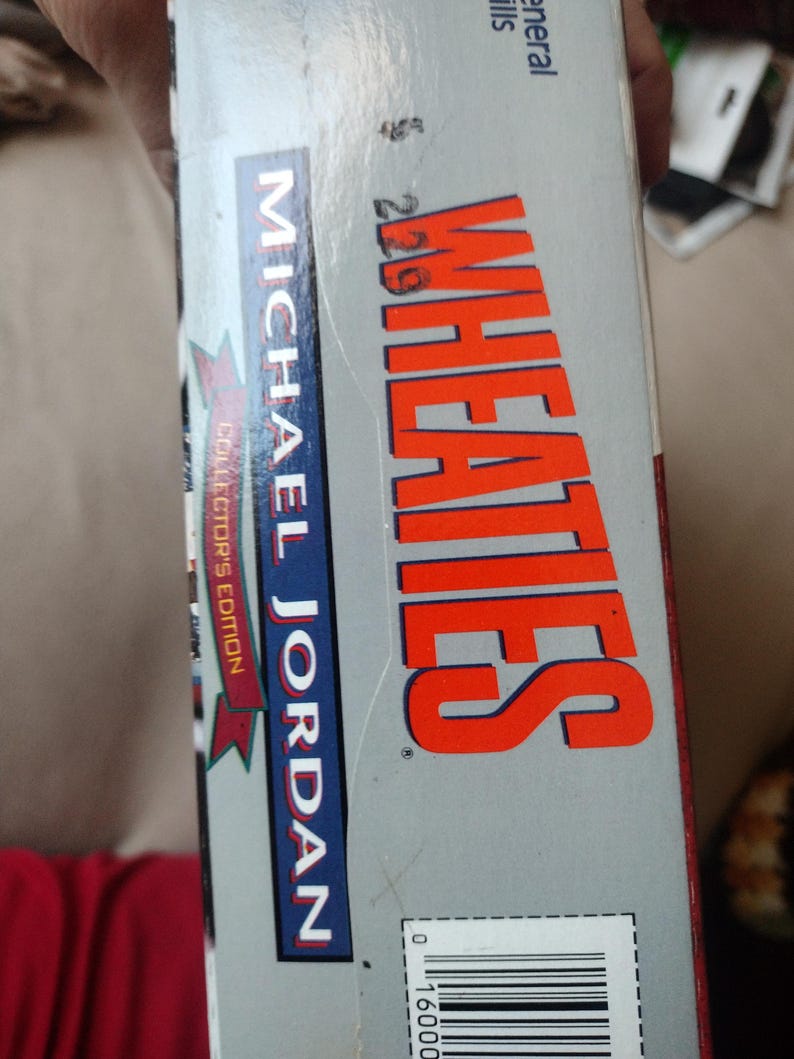 1989 Whole Grain Wheaties Michael Jordan - Etsy