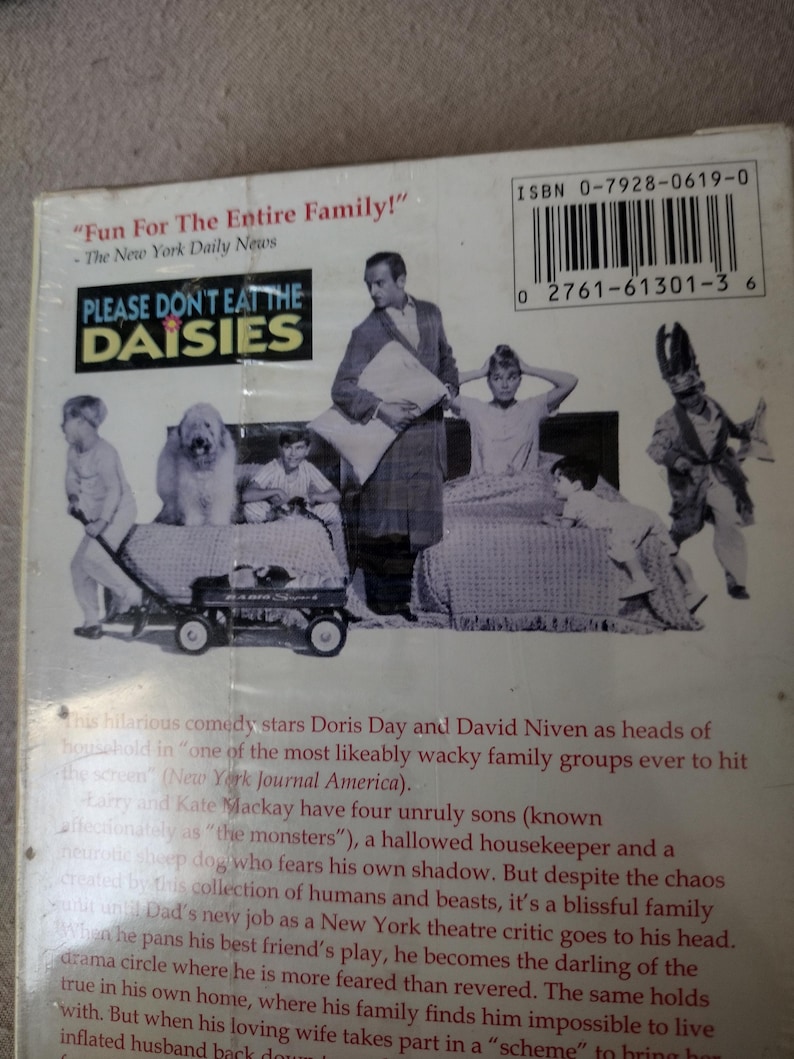 Please Don't Eat Daisies VHS - Etsy