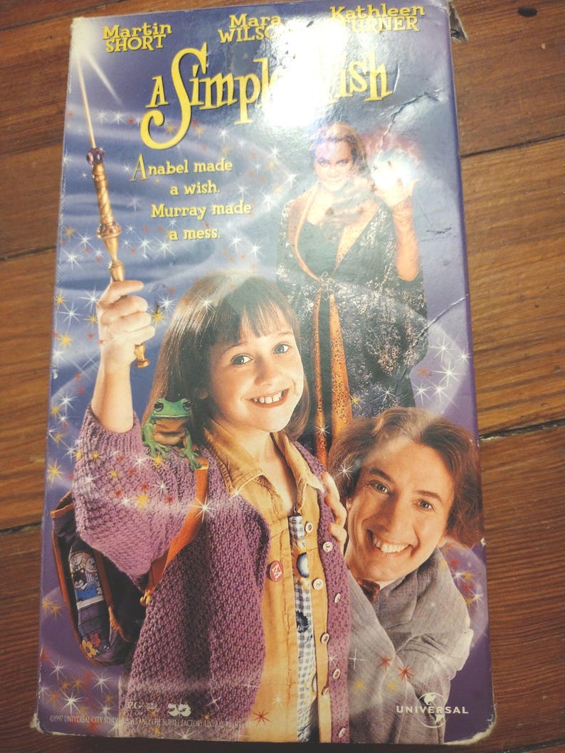 A Simple Wish VHS - Etsy