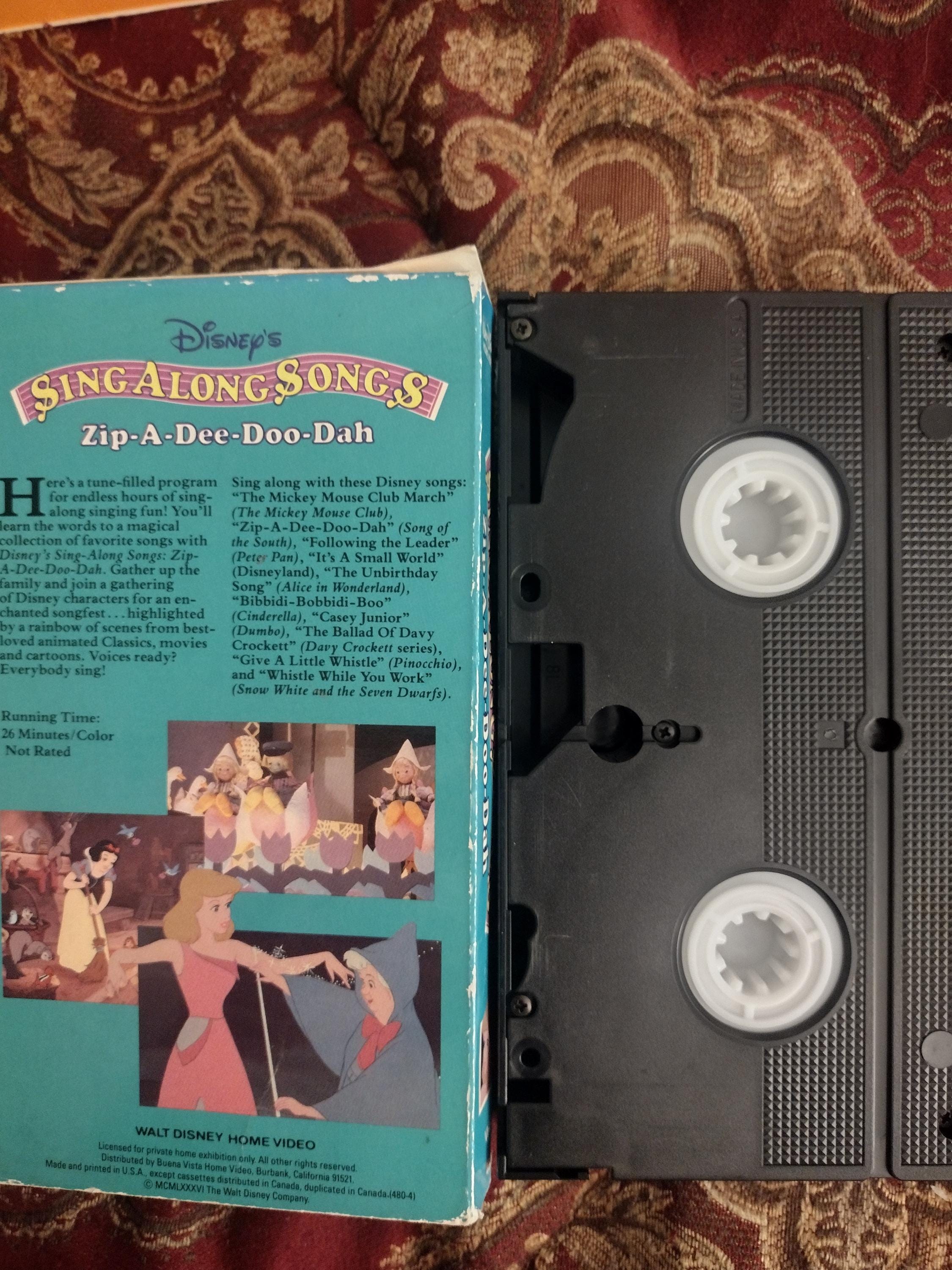 Zippity Doo Dah Sing Along VHS - Etsy
