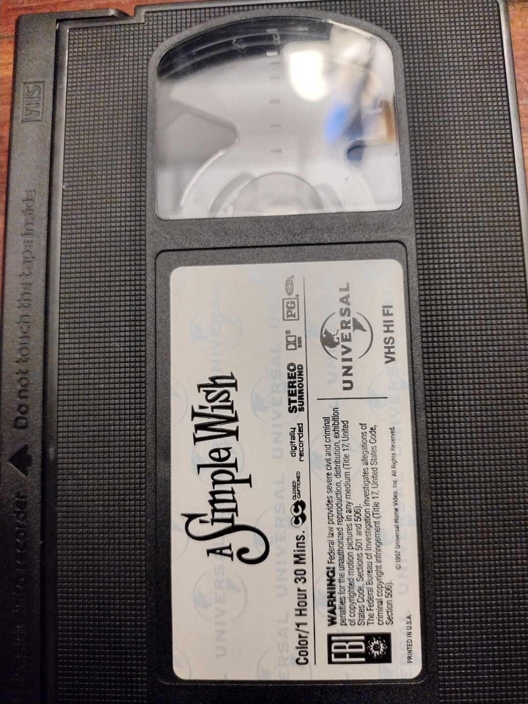 A Simple Wish VHS - Etsy