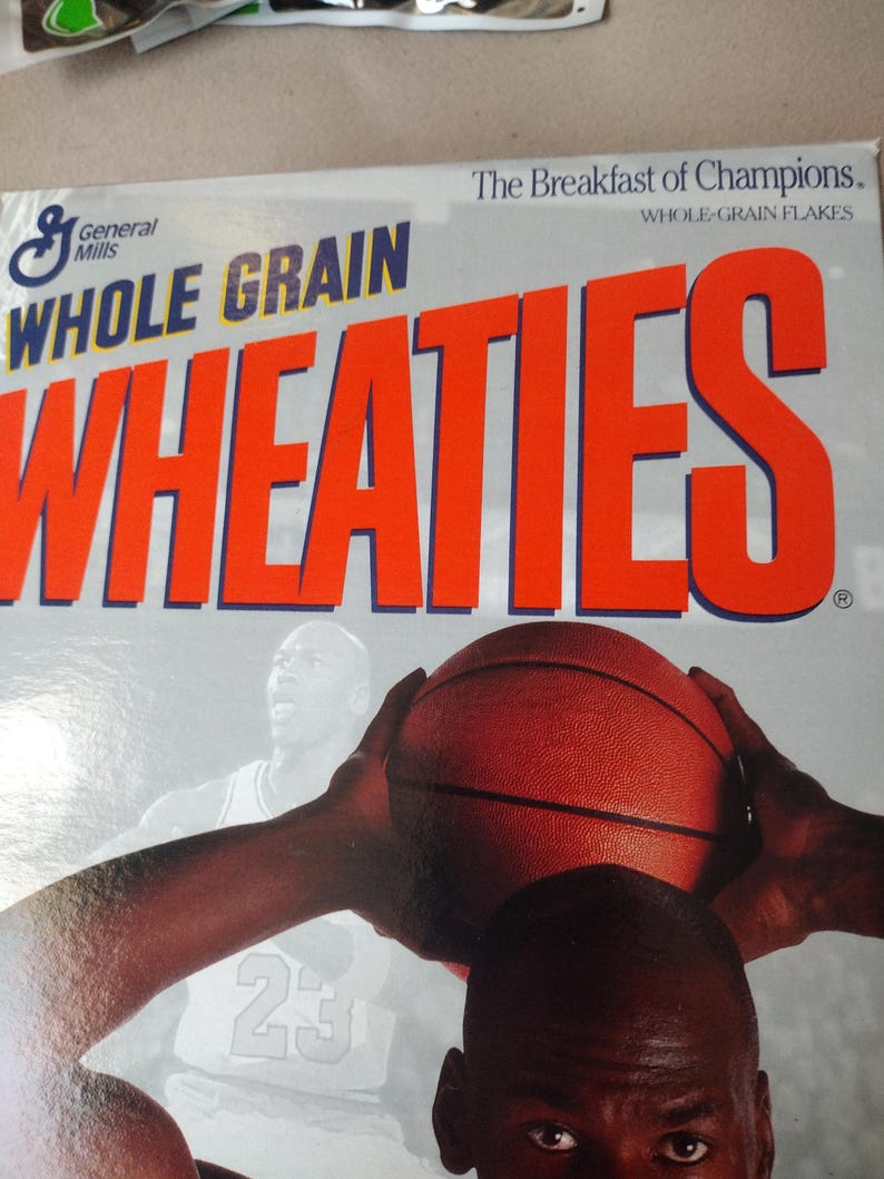1989 Whole Grain Wheaties Michael Jordan - Etsy