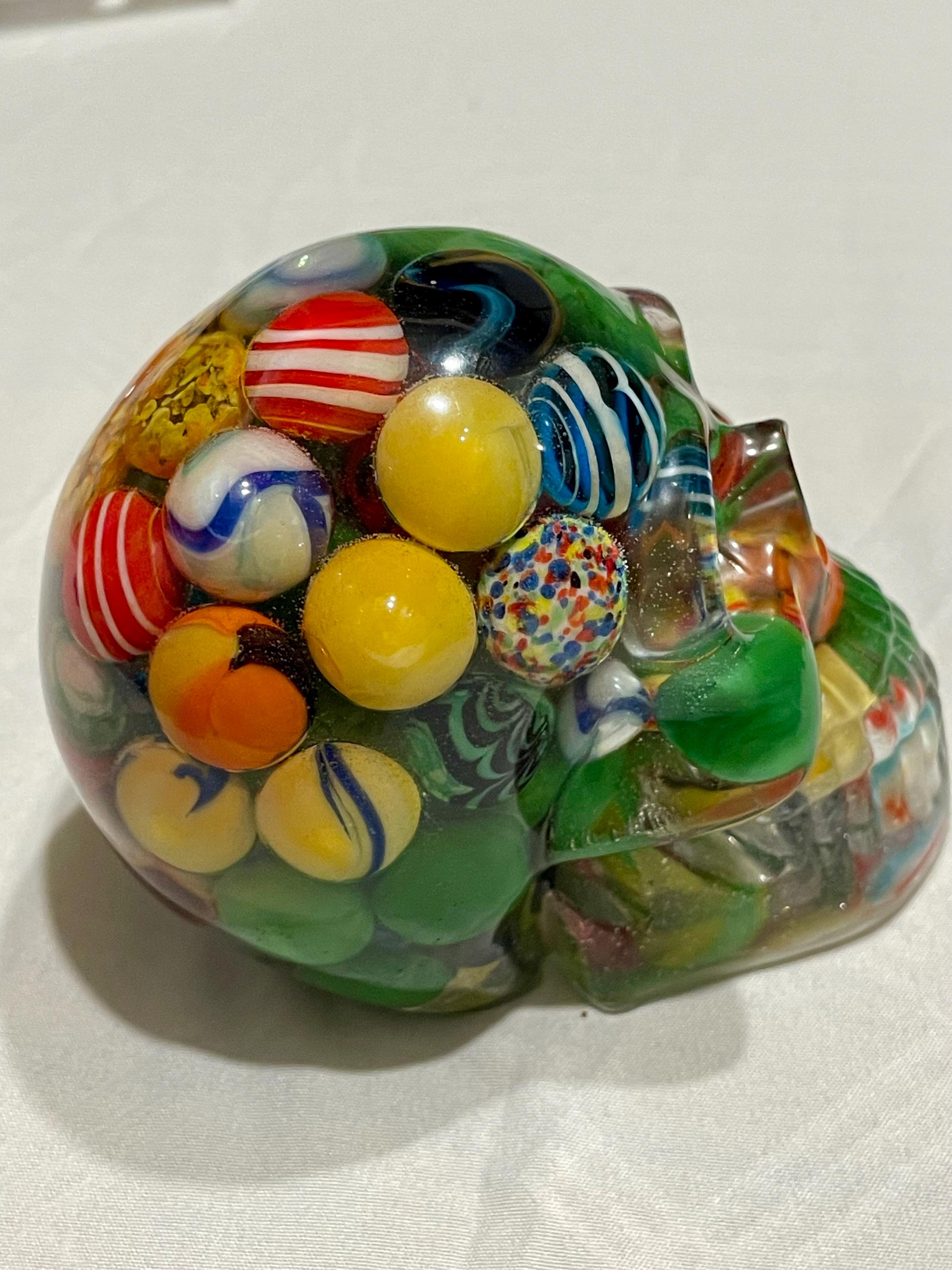 Lost Your Marbles: Resin Skull With Marbles - Etsy